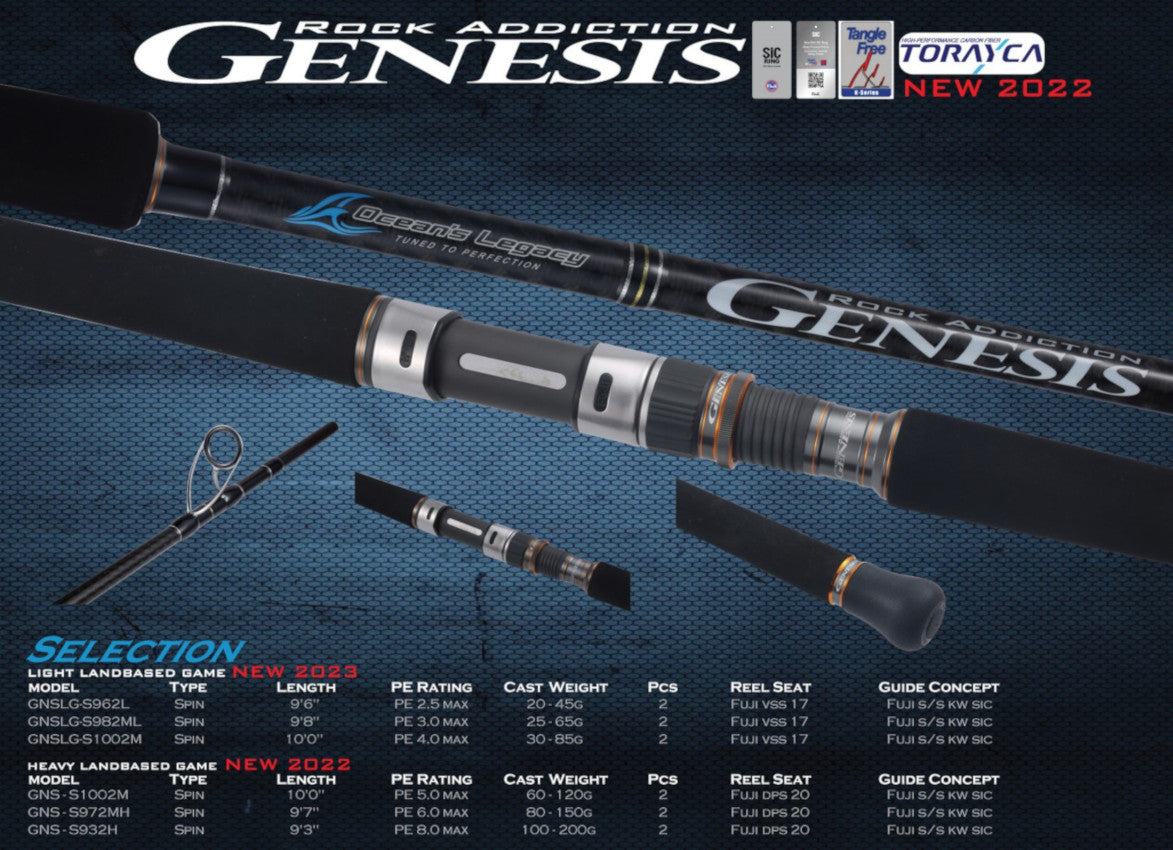 Genesis Light Landbased Rod – Ocean's Legacy